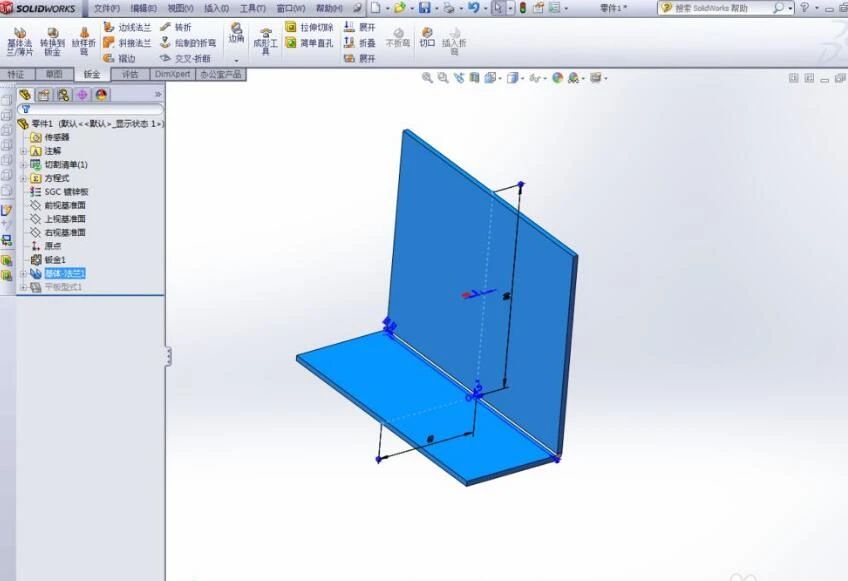 BIM技术 | SolidWorks教程：SolidWorks钣金如何自动生成展开尺寸-BIM专题_腿腿教学网